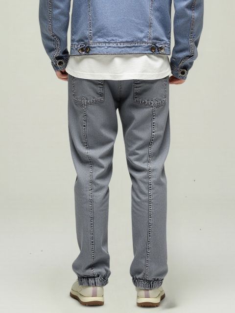 HERE&NOW Jogger Fit Men Grey Jeans - Buy HERE&NOW Jogger Fit Men Grey ...