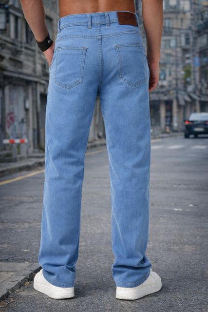DENIM LOOK Relaxed Fit Men Light Blue Jeans - Buy DENIM LOOK Relaxed ...
