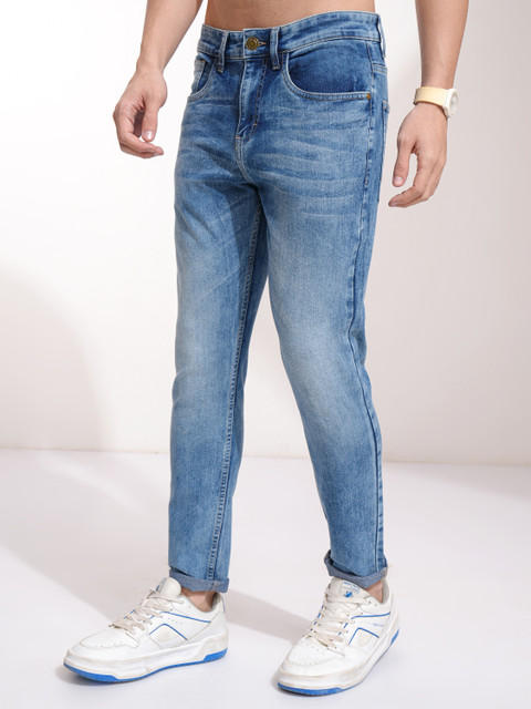 HIGHLANDER Tapered Fit Men Blue Jeans - Buy HIGHLANDER Tapered Fit Men ...