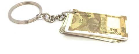 Key Era Indian Currency Note Rupees 10 Das Ki Gaddi Key Chain Price in ...