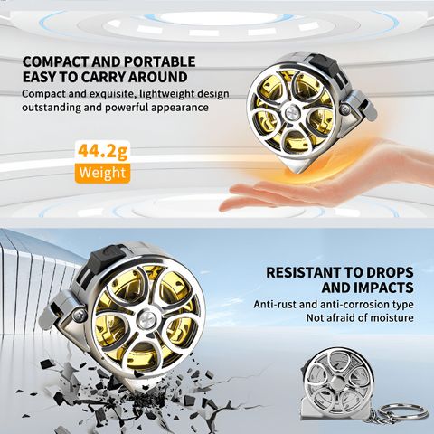 TAARAMA Gold Color Stainless Steel Keychain for Bike,home & Car with ...
