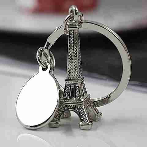 K C Famous Eiffel Tower Keychain Metal Keychain Fancy_New edition Key ...