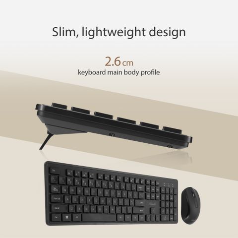 ASUS Wireless Keyboard and Mouse Set CW101 Wireless Standard Multi ...
