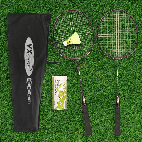 VECTOR X VXB-10 Racquets and Flight Shuttle Badminton Kit - Buy VECTOR ...