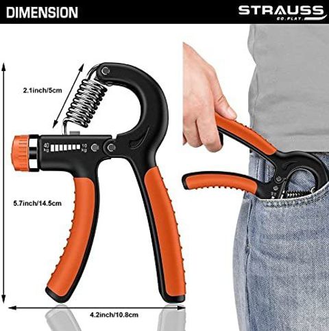 ADONYX Ab Wheel Roller For Core Exercise With Hand Grip For Forearm ...