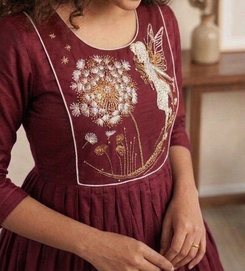 ZEEMIHU Women Embroidered Anarkali Kurta - Buy ZEEMIHU Women ...