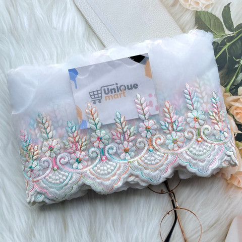 net lace border pattern