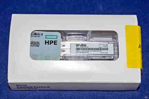 HPE Aruba 10G SFP+ LC SR 300m OM3 MMF Transceiver Module Wired Ethernet ...