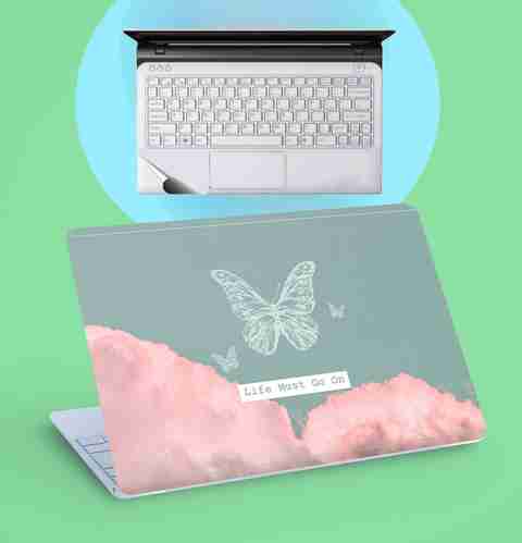SDM 2IN1 SET OF BACK LAPTOP LAMINATION, PALMREST SKIN 14-16INCH-637 ...