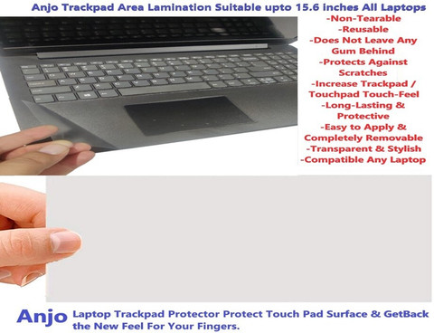 ANJO Lamination Laptop Trackpad-Back Side-Laptop Keyskin 14 Inch ...