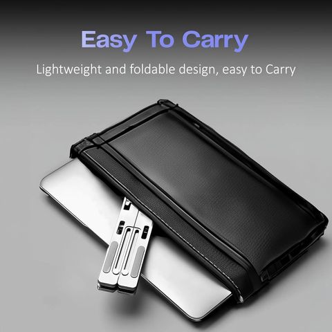 Frodiox Aluminum 6 Adjustable Foldable Portable Laptop Stand Desktop ...