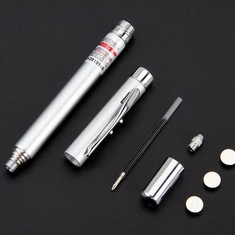 DSTECHBAR 5 in 1 Pen | Ball Pen, Laser Pointer, Torch, Magnet ...