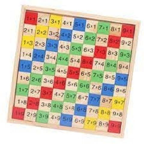 Rainbowstore Multiplication Addition Table Board Game Montessori ...