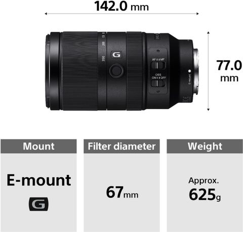 SONY SEL70350G Telephoto Zoom Lens - SONY : Flipkart.com