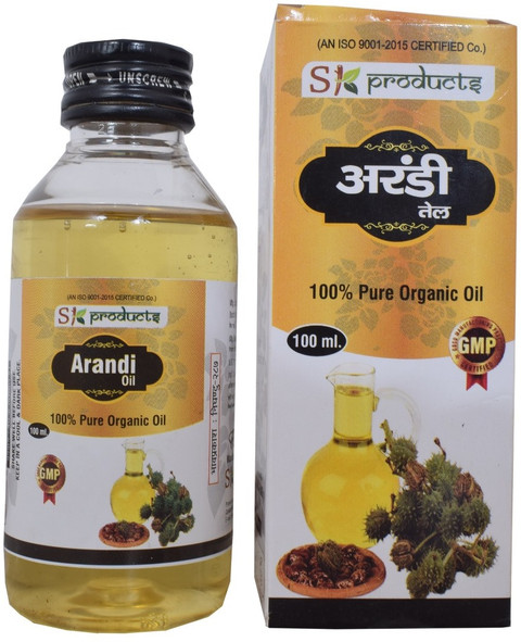 SK ProductS Arandi oil Benefit For Hair Growth Labour Pain & Body ...