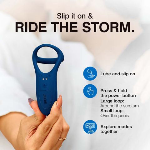 SKORE Waves 10 Mode Vibrating Ring | 60min RunTime | IPX7 Waterproof ...