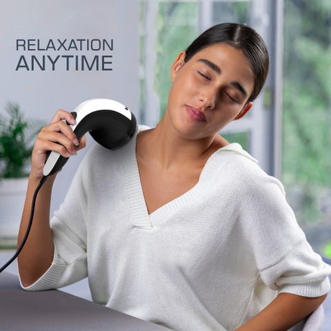 AGARO 34237 Atom Plus Electric Handheld Full Body Massager, 4 Massage ...