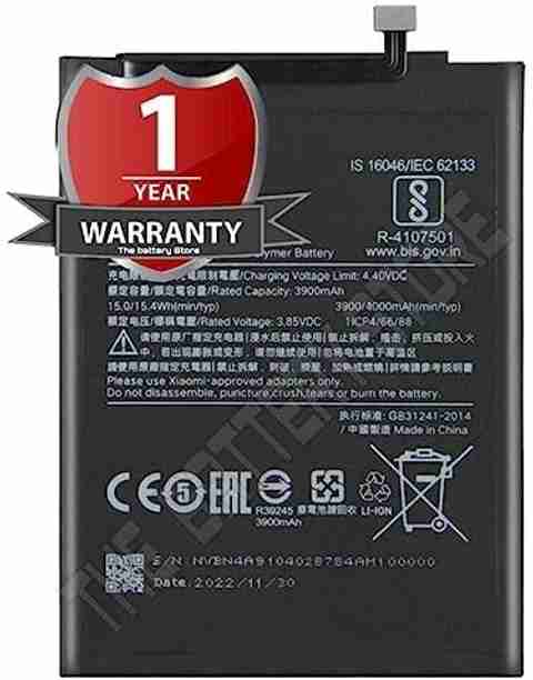 THE BATTERY STORE Mobile Battery For Redmi BN4A Battery for Redmi Note ...