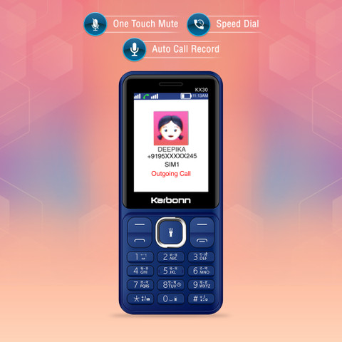 KARBONN KX30 Dual Sim Keypad Mobile|1200 mAh Battery|0.3MP Camera ...