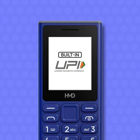 HMD 105 Dual Sim Keypad Phone with Built-in UPI App, Wireless FM Radio ...