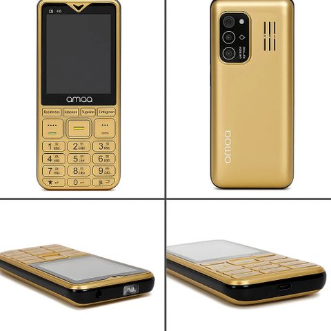amaq 4G Touch Keypad Mobile 2.8" Dual SIM 3500mAh WhatsApp FB Insta 2Yr ...