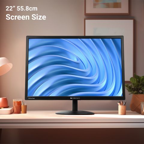 ZEBRONICS V22HD 55.88 cm (22 inch) HD+ TN Panel Monitor (Zeb-V22HD+ LED ...