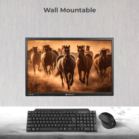 ZEBRONICS Pure Pixel 55.88 cm (22 inch) HD+ LED Backlit VA Panel with ...