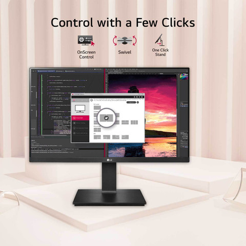 LG QHD Monitor 60.96 cm (24 inch) Quad HD LED Backlit IPS Panel Monitor ...