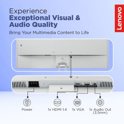 Lenovo L-Series 60.96 cm (24 inch) Full HD LED Backlit IPS Panel with ...