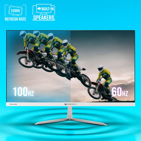 ZEBRONICS Pure Pixel 60.96 cm (24 inch) Full HD VA Panel with 250 nits ...