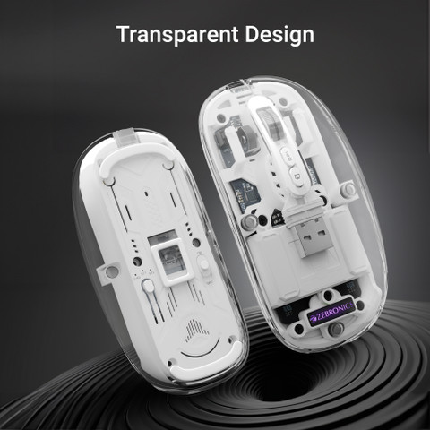 ZEBRONICS Sheer Wireless Ambidextrous Optical Mouse Rechargeable ...