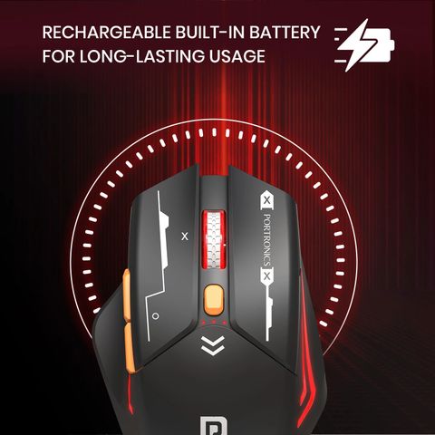 Portronics Vader Max Ambidextrous Optical Gaming Mouse - Portronics ...