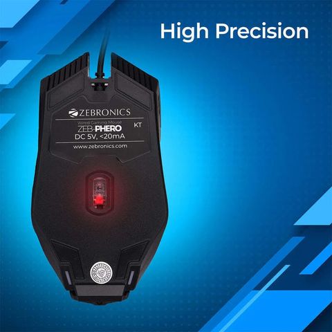 ZEBRONICS ZEB PHERO with DPI Switch, High Precision, Plug & Play, 4 ...