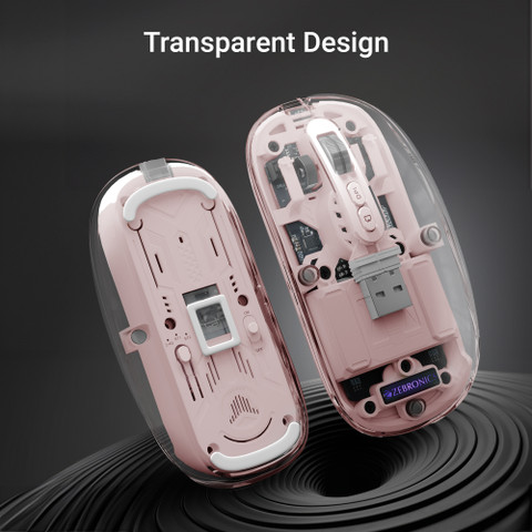 ZEBRONICS Sheer Wireless Ambidextrous Optical Mouse Rechargeable ...