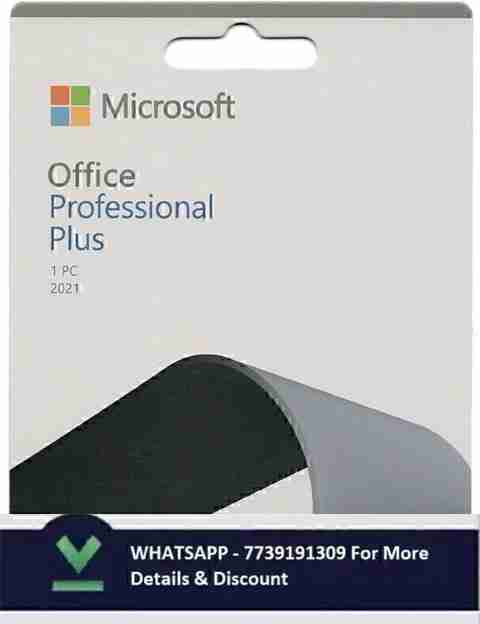 MICROSOFT Office Professional Plus 2021 (Lifetime Validity) Activation ...