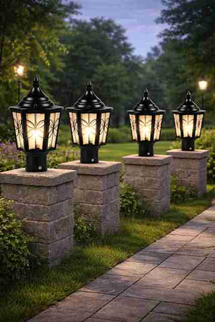 DONERIA 4 PCS 522 O.D light-03 Gate Light Outdoor Lamp Price in India ...