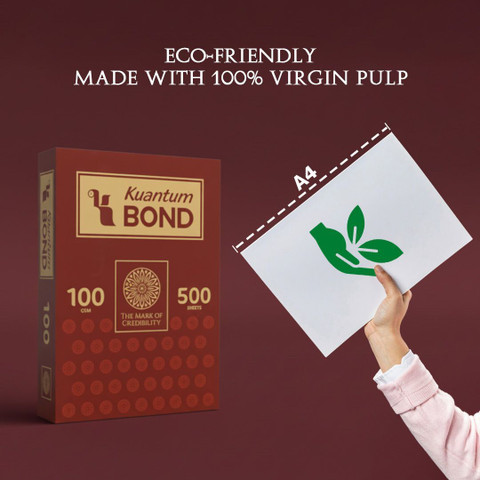 Flipkart.com | Kuantum Bond Bond Paper Unruled A4 100 gsm Bond Paper ...