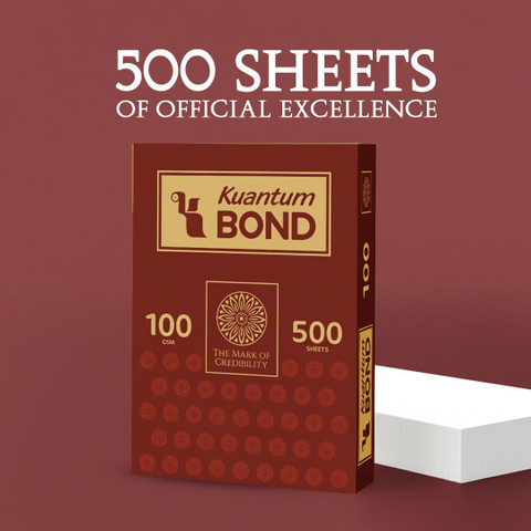 Flipkart.com | Kuantum Bond Bond Paper Unruled A4 100 gsm Bond Paper ...