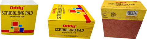 Flipkart.com | Oddy Smooth 480 Sheets Unruled Scribbling Pad 110 gsm A4 ...