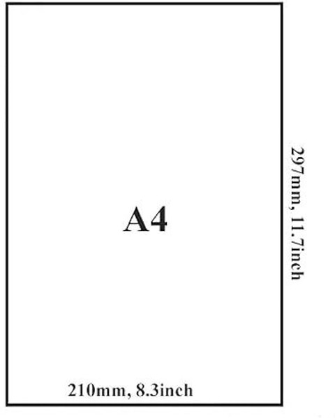 Flipkart.com | ORRISH A4 size white Sheet Papers For Letter Head Resume ...