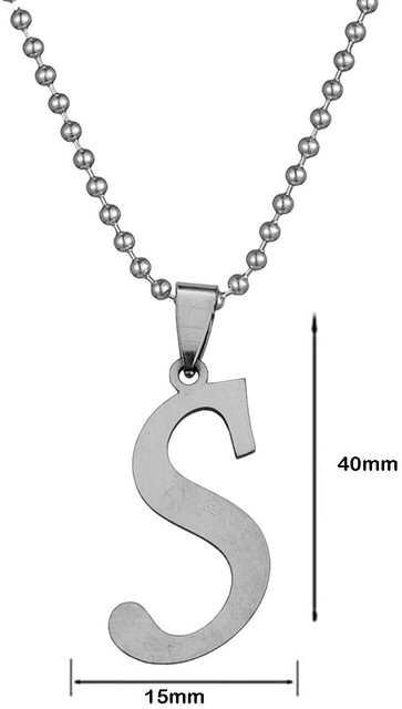 s name locket silver