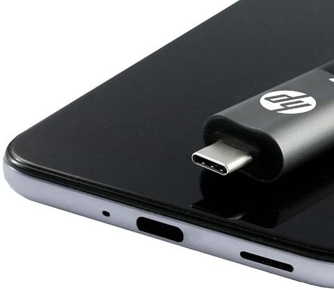 HP USB 3.2 256GB Type C OTG Flash Drive x5600c (Grey & Black) 256 GB ...