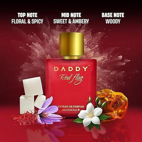 Buy DADDY Red Flag Long Lasting Perfume for Men Extrait De Parfum - 30 ...