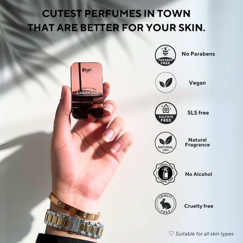 Buy Blur India Solid Perfumes | Smells Like A Warm Hug | Alcohol Free ...