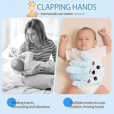 TAARAMA Automatic Patting Baby Soothing Palm Pillow with Remote Control ...