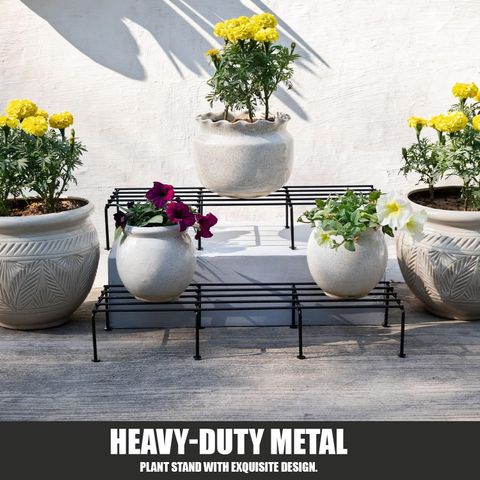 metal gamla pot stand Iron Indoor/Outdoor Flower Pot/Plant Stand for ...