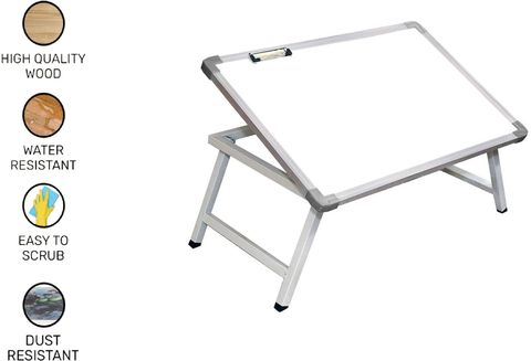 Rite Multi Purpose White Board Study Table with Paper Holding Clip ...