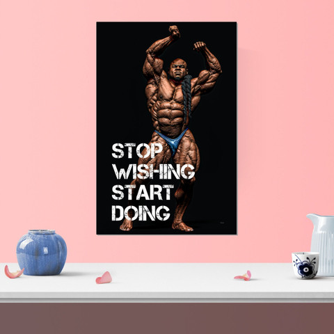 Gym posters for Wall (12 x 18, 300 GSM), Poster for Gym Motivation ...