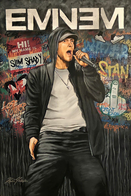 eminem wall poster