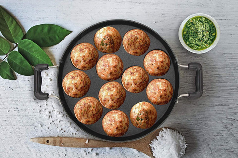 Masox Store Aluminium 12 Cavity Appam Patra Paniyarakkal Two Side ...